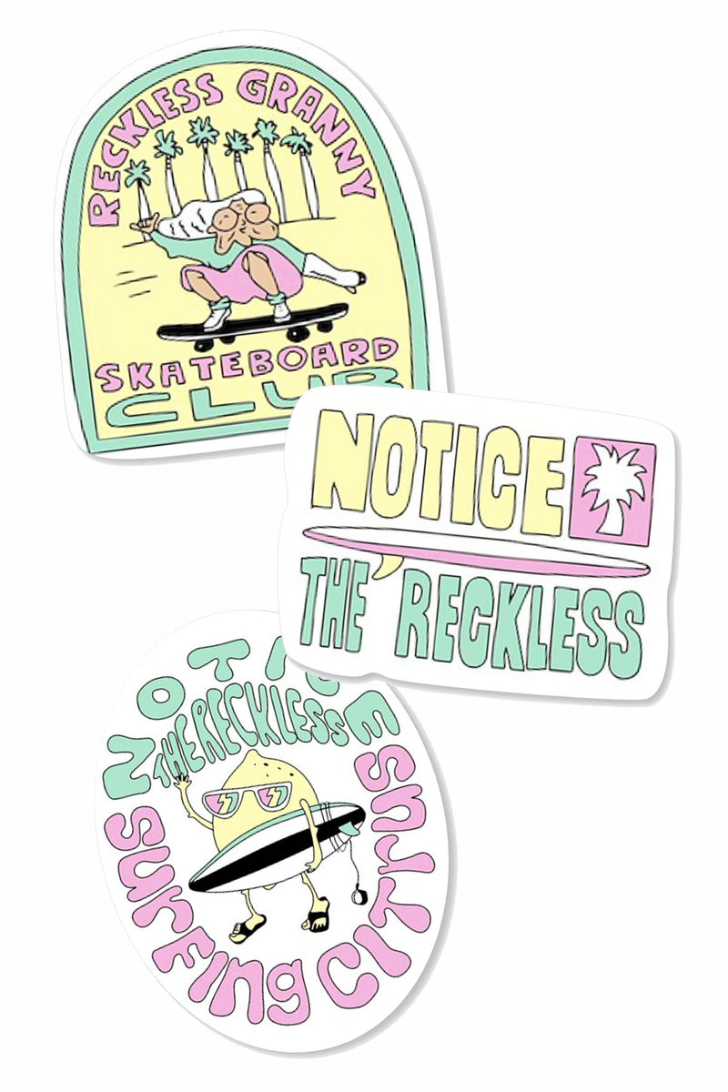 Summer Trio Pack – Notice The Reckless